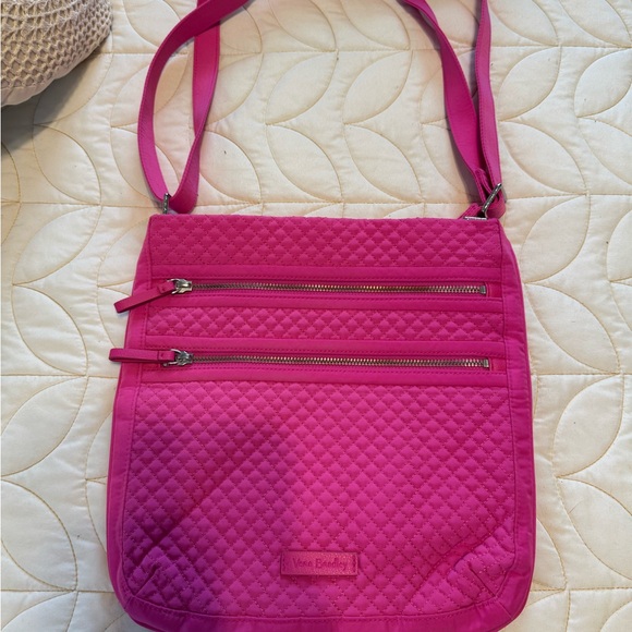 Vera Bradley | Bags | Vera Bradley Pink Quilted Crossbody Bag | Poshmark